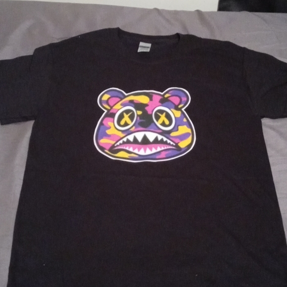 Shirts | Adult Sz Sblackpinkpurpleyellowcamo Baws Bear | Poshmark